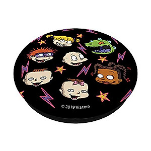 Rugrats Lightening and Stars Group Head Shot PopSockets PopGrip: Swappable Grip for Phones & Tablets