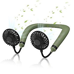 OUTXE Hanging Neck Sports Fan Explosion-Proof Battery 4000mAh Hands-Free USB Rechargeable Personal Wearable Neckband Fan