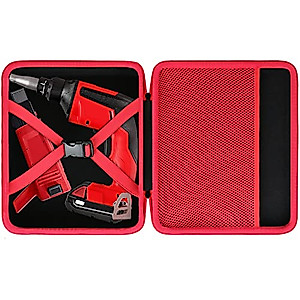 Khanka Hard Storage Case Replacement for Milwaukee 2866-20 M18 FUEL Drywall Screw Gun and 49-20-0001 Drywall Gun Collated Magazine Attachment, Case Only