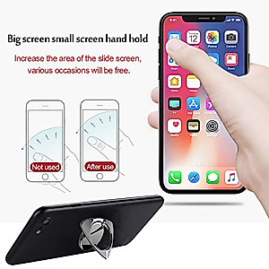 Tons Cell Phone Fidget Spinner Finger Ring Grip Holder, 360° Rotating Metal Mobile Phone Ring Holder, Smart Phone Tablet Case Accessories Toys