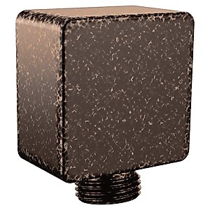 Moen A721ORB Square Drop Ell Handheld Shower Wall Connector, Oil Rubbed Bronze