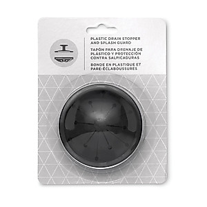 WASTE KING Moen 1025 AMC Kitchen Products EZ Mount Garbage Disposal Stopper and Splash Guard, Black