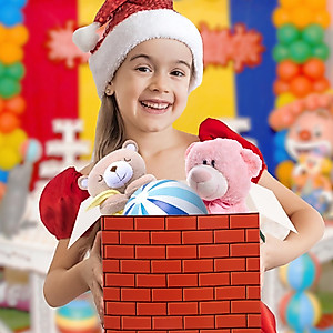 6 Pcs Brick Block Boxes 11.8 Inch, Halloween Trunk or Treat Decorations, Party Favor Box, Mystery Boxes, Props Boxes for Game Party Decorations Birthday Party Supplies