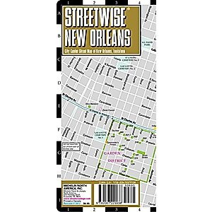 Streetwise New Orleans Map - Laminated City Center Street Map of New Orleans, Louisiana (Michelin Streetwise Maps)