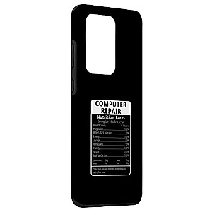 Galaxy S20 Ultra COMPUTER REPAIR Nutrition Facts Sarcastic Case