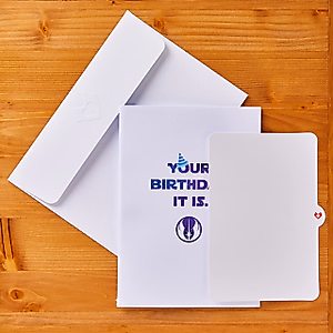 Lovepop Star Wars™ Yoda™ Birthday Pop Up Card, 5x7-3D Birthday Greeting Card, Pop-Up Birthday Cards for Kids, Celebration Cards, Star Wars™ Birthday Card