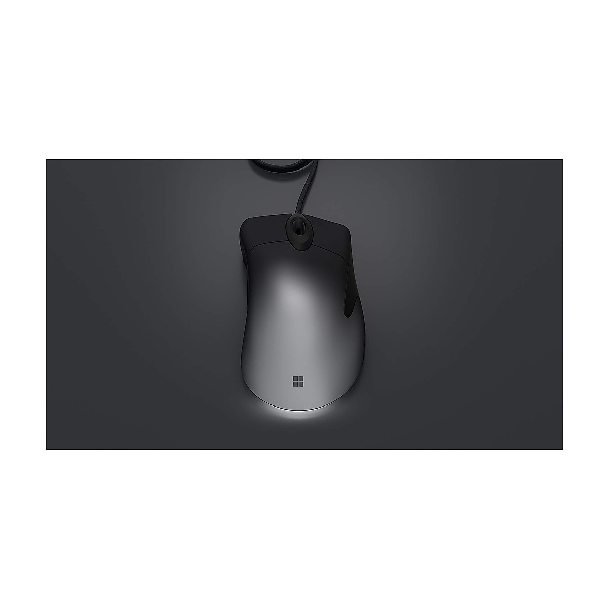 Microsoft Pro Intellimouse – Dark Shadow. Comfortable Ergonomic Design with 2 Customizable Buttons, Wired, USB, Gaming Mouse for PC/Laptop/Desktop