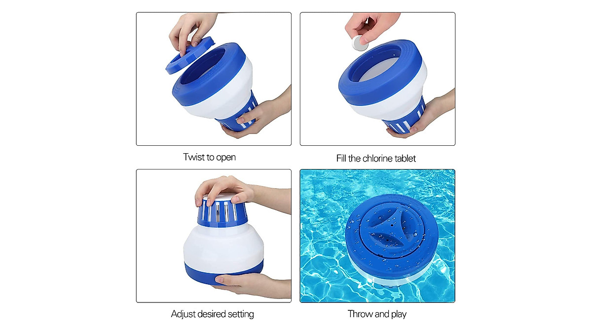 Large Chlorine/Bromine Floater for Pools & Hot Tubs