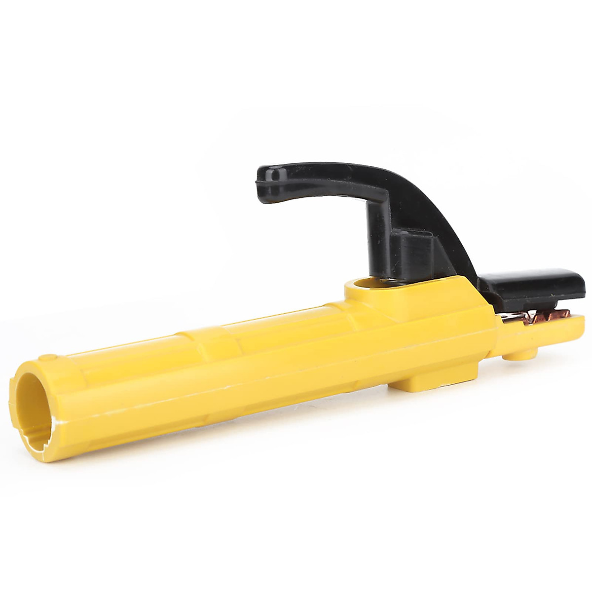 Welding Electrode Holder, Leakage Prevention Welder Clamp Tool, 300A Copper Rod Electric Welding Holder for Shipyards and Mining