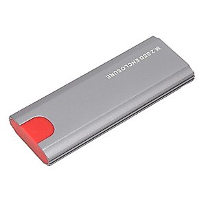 M.2 SSD Enclosure, M.2 NVME SSD Enclosure High Speed Ultrathin Aluminum Alloy Enclosure UASP 10Gbps for 2260 SSD