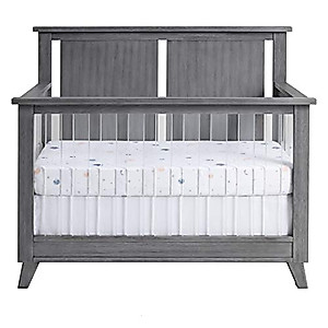 Oxford Baby Holland Modern 4-in-1 Convertible Crib, Cloud Gray, GreenGuard Gold Certified