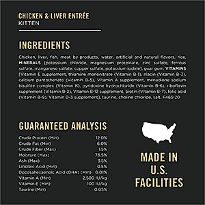 Purina Pro Plan High Protein Wet Kitten Food Variety Pack, DEVELOPMENT Kitten Favorites - (24) 3 oz. Cans