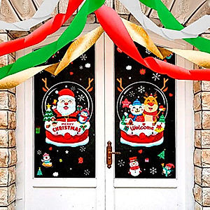 YSSAI 8 Rolls Christmas Crepe Paper Streamers Rolls 656 Feet Red Green Party Streamers Garland Hanging Backdrops Decorations for Xmas Wedding Bridal Baby Shower Birthday DIY Art Project Supplies