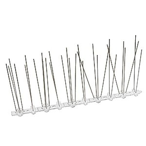 Cabilock 2. 5M Anti Pigeon Spikes Multi Purpose Fence Roof Mailbox Window Bird Pigeon Prof Spike Rodent Deterrent Spike Device for Home Garden