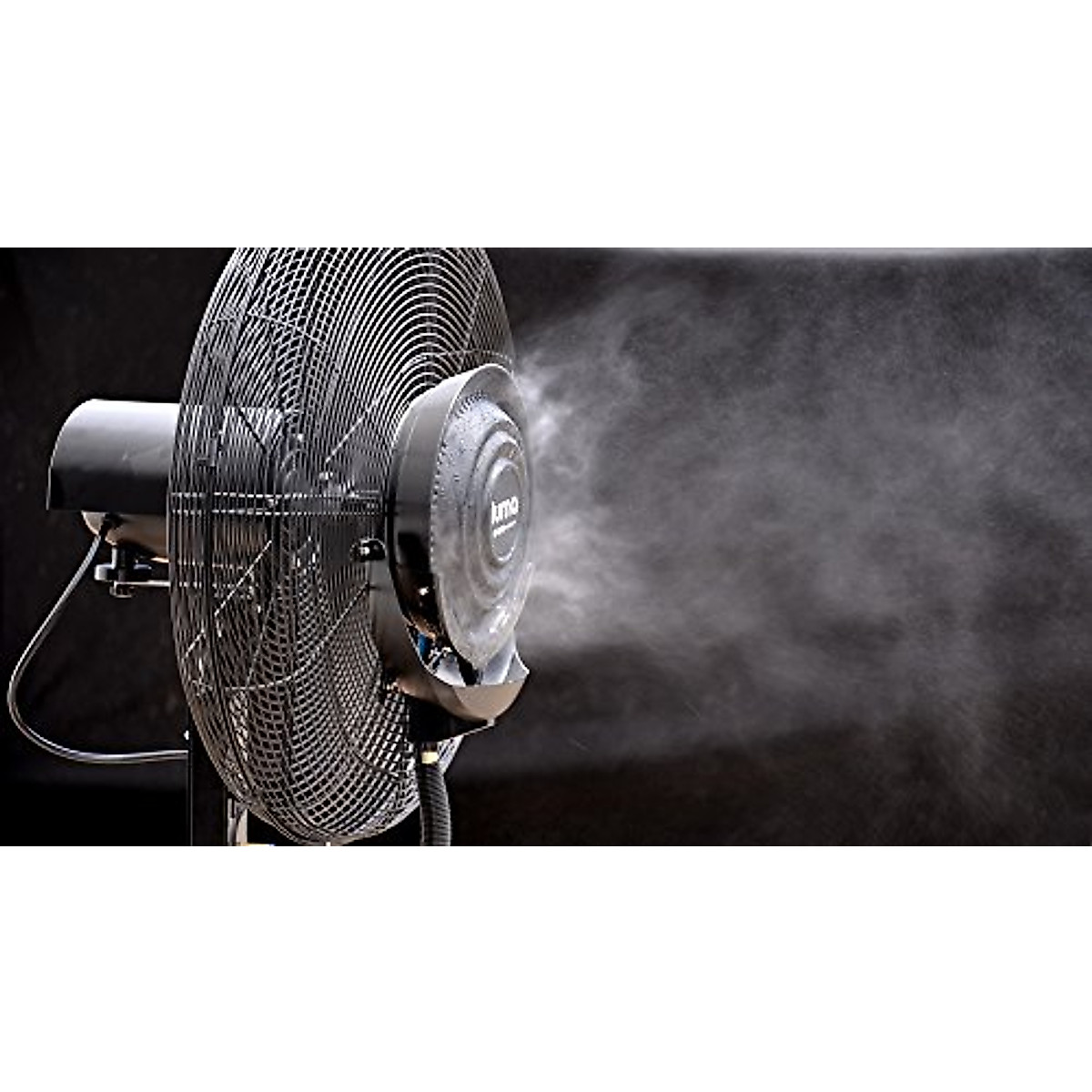 Luma Comfort MF26B High Power Misting Fan – All Metal 26” with 1000 Sq Ft Cooling & 5 Gal Tank