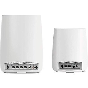 NETGEAR Orbi Built-in-Modem Whole Home Mesh WiFi System with all-in-one cable modem and WiFi router and single satellite extender with speeds up to 2.2 Gbps over 4,000 sq. feet, AC2200 (CBK40)
