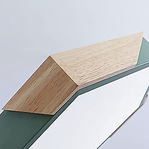 Close to Ceiling Lights, Creative Hexagon Ceiling Light Close to Ceiling LED Light Three-Color Dimmable Ceiling Light Nordic Indoor Ceiling Lamp Acrylic Lampshade Ceiling Lights for Living Room Bedro