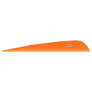 Gold Tip Vane 100CT 4-Inch Duravane Arrows, Flo Orange