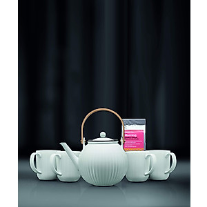 Bodum Douro Porcelain Teapot with Stainless Steel Filter 1.5 Litres