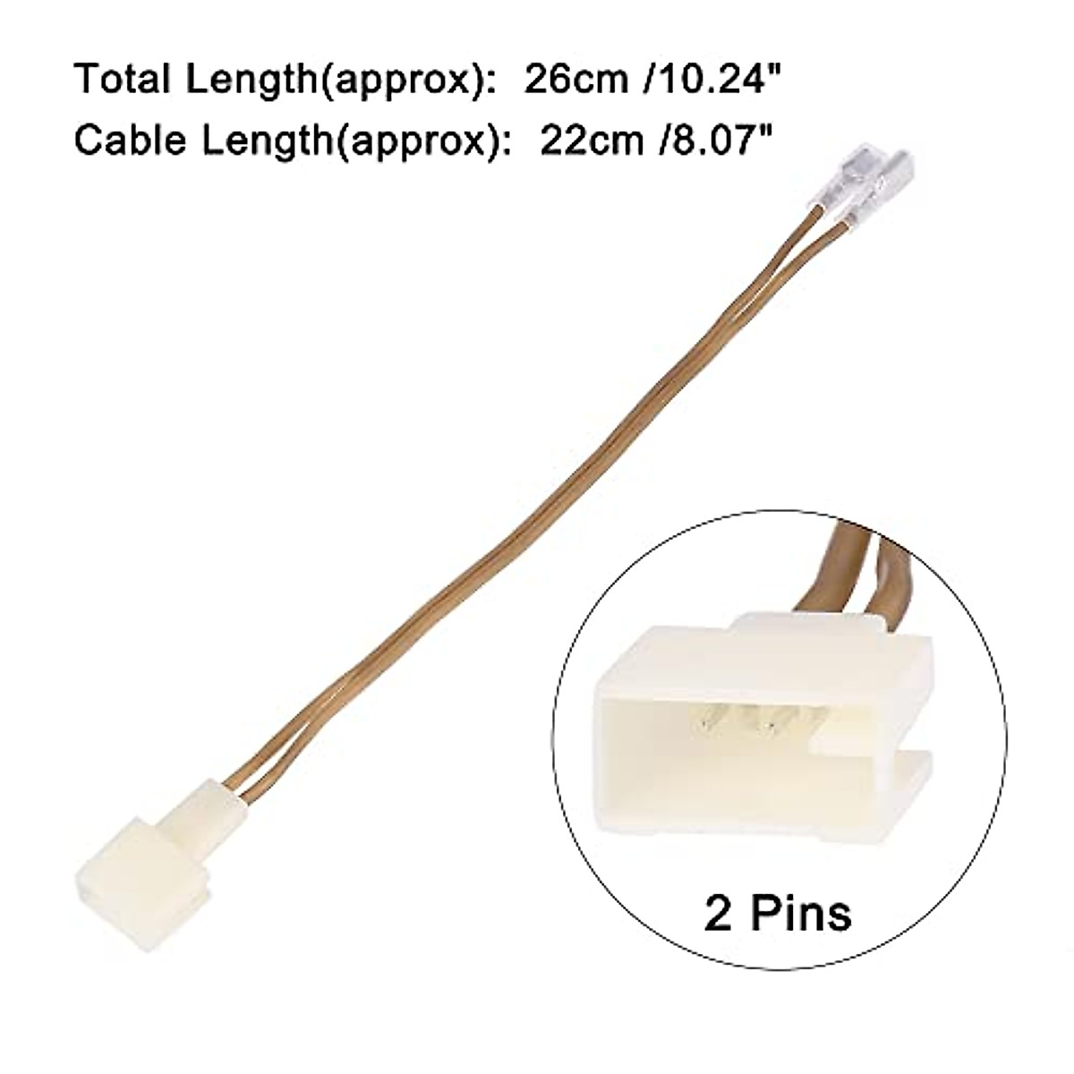 X AUTOHAUX 4pcs Car Speaker Connector Wire Harness Adapter Connector for Toyota Tacoma Tundra Venza Camry Yaris for Scion for Lexus for Mitsubishi Outlander Eclipse