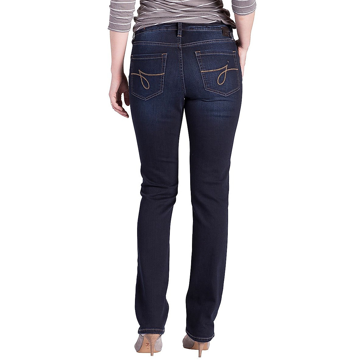 Jag Jeans Women's Portia Straight Jean, Indigo, 8