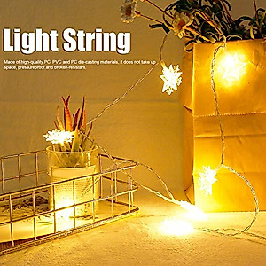 LED String Light, Decorative String Lamp, Curtain String Light 10LED 5‑Pointed Star String Light for Weddings Garden Home Christmas Trees