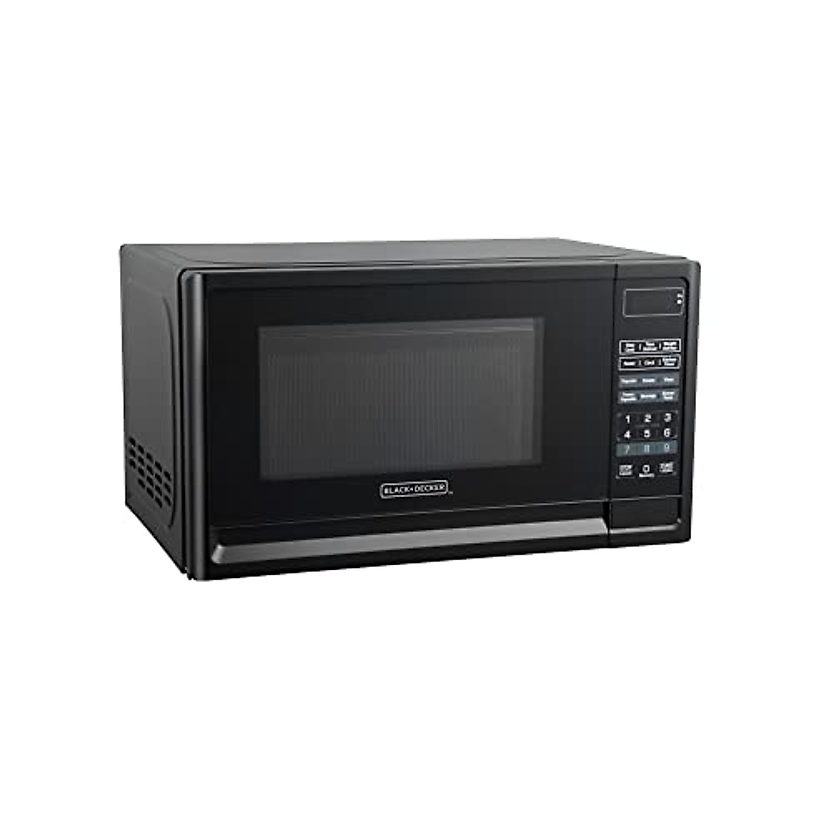 BLACK+DECKER Compact Countertop Microwave Oven 0.7 Cu. Ft. 700-Watts with LED Lighting, Child Lock, White