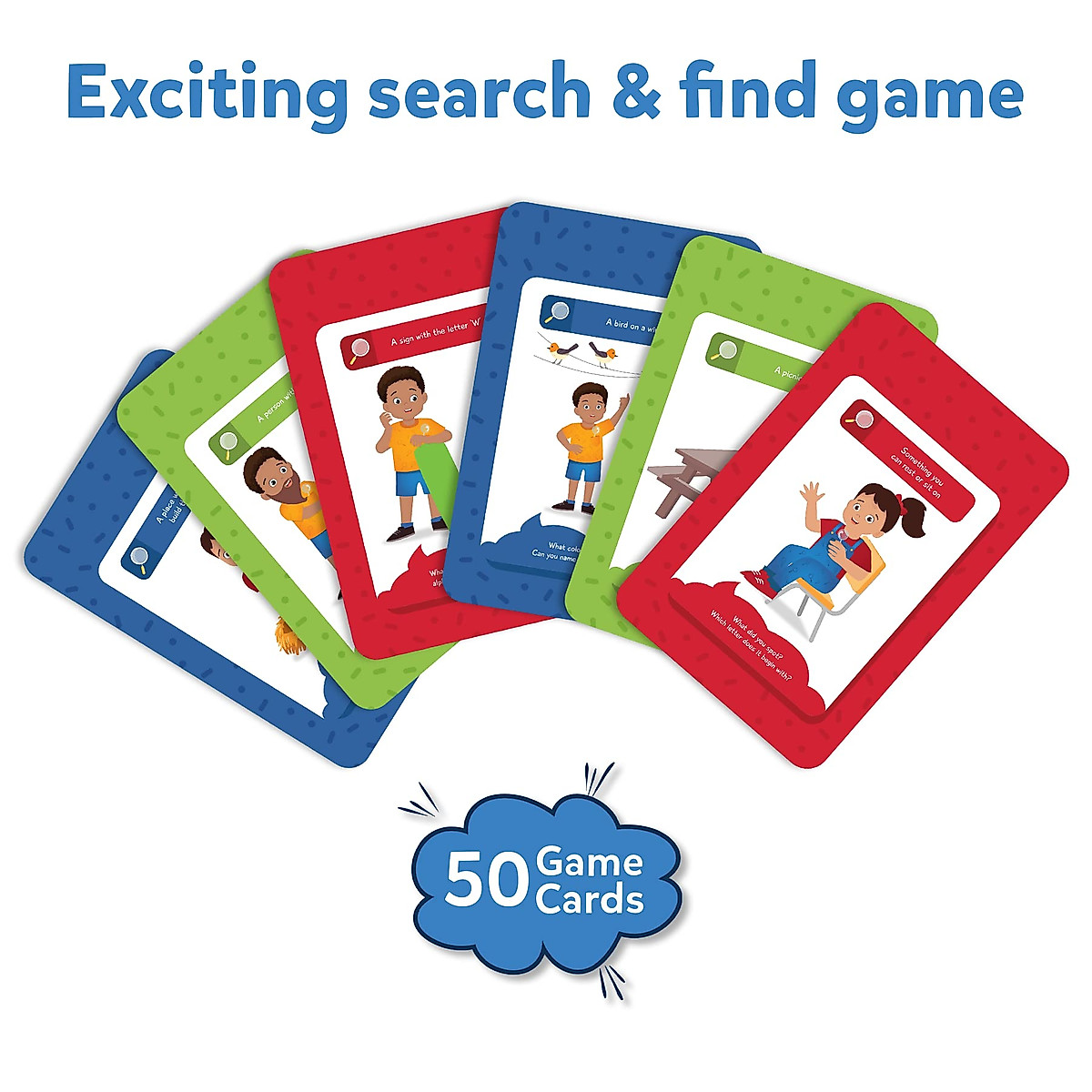Skillmatics Card Game - Found It Travel, Scavenger Hunt for Kids, Girls, Boys, Fun Family Game, Gifts for Ages 4, 5, 6, 7, Travel Game