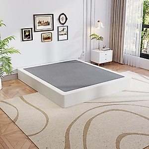 OSASET Queen Box Spring, 9 Inch Box Spring for Queen Bed, Heavy Duty Metal Frame Mattress Foundation Support for 3000lbs, Easy Assembly, Noise Free, Non Slip