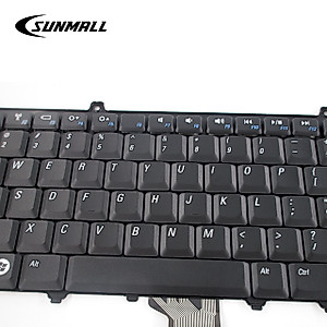 SUNMALL Keyboard Replacement Compatible with Dell Inspiron 1545 1525 1420 Laptop US Black