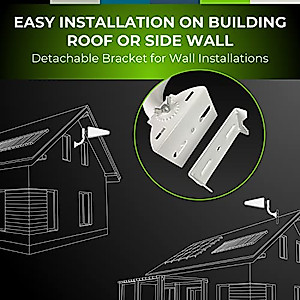 Bolton Technical 10” Inch J Pole Mount Accessory for Outside Antenna(Signal Booster Antenna, Yagi Antenna, Antenna Expansion kit, Dish, TV Antenna, Camera Pole, Weather Proof)