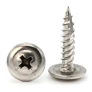 #8 Phillips Modified Truss Head Stainless Steel Lath Screws #8 x 1-1/4" Qty 100