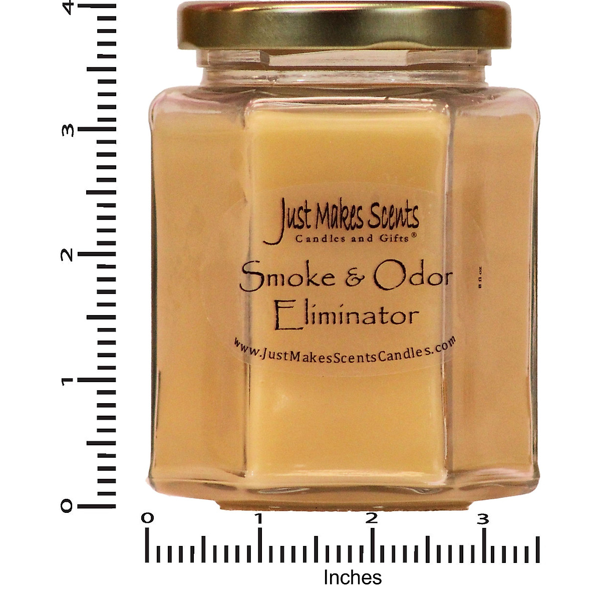 Smoke and Odor Eliminator Candle - Odor Eliminating Scented Candles for Home - Neutralizes Cigarette, Food, and Pet Smells | Natural Soy Wax Candle, Hand Poured in The USA