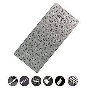Jewboer 5 Pieces Diamond Sharpening Stone Set,Diamond Lapping Plate Coarse/Medium/Fine Grit Sharpener,400/600/800/1000/1200 Grit