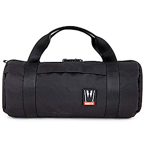 Dime Bags Omerta Brigata Carbon Filter Duffle Bag with Padded Interior and Locking Zipper | 100% Carbon Lined Carrying Case (10 Inch, Black)