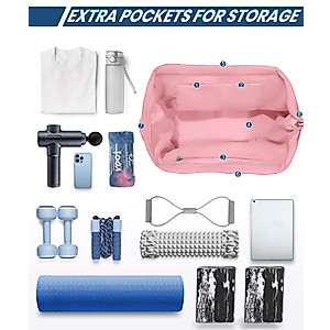 Ewedoos Yoga Bag Large Yoga Mat Bag Gym Duffle Bag Sports Tote Bag and Carriers Fits All Your Stuff for Yoga Travel Gym