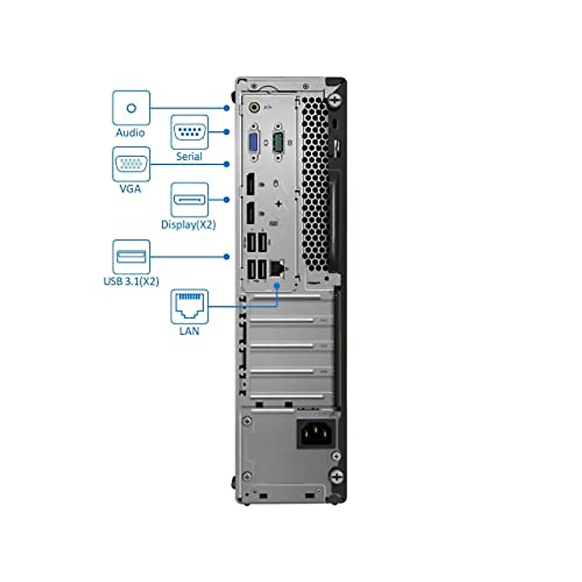 Lenovo ThinkCentre M720S SFF Desktop, Intel i7-9700 Upto 4.7 GHz, 16GB RAM 512GB SSD, 4K UHD 630 Graphics, DVD-RW, Card Reader, DisplayPort, HDMI, VGA, AC Wi-Fi, Bluetooth – Windows 11 Pro (Renewed)