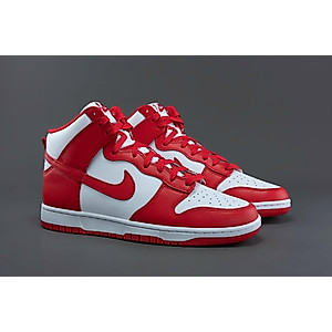 Nike Unisex's Dunk High Retro Shoes, Wit, 10.5
