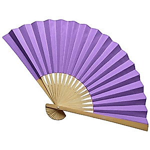 RAZZUM Decorative Folding Fans Pattern Chinese Style Hand Held Fan Bamboo Paper Folding Fan Handheld Wedding Hand Fan Cool Bamboo Flower Personalized fan