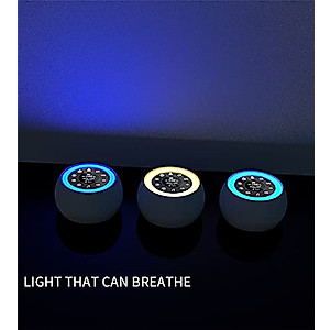 [2 in 1] White Noise Machine, Sleep Sound Machine with 7 Colors Night Light, 32 Soothing Sounds, Built-in Battery & Headphone Jack, Portable Sound Machine for Sleeping Baby, Adult and Sound Therapy