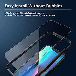 XYYZYZ Glass Screen Protector Compatible for iphone 13 Mini HD Tempered Glass Film Case Friendly [5.4 Inch 2 Pack]