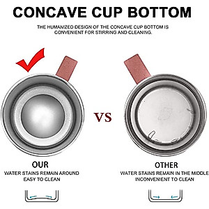 Aletege Letter K Stainless Steel Insulated Mug with Handle, Personalized Initial Mug, Gifts for Women Men Wedding Birthday Graduation Party Letter K 12OZ Rose Gold