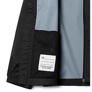 Columbia Youth Boys Glennaker Rain Jacket, Black, X-Large