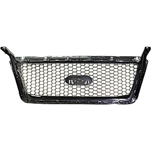 Garage-Pro Grille Assembly Compatible with 2004-2008 Ford F-150 Chrome Shell/Beige Honeycomb Insert, New Body Style