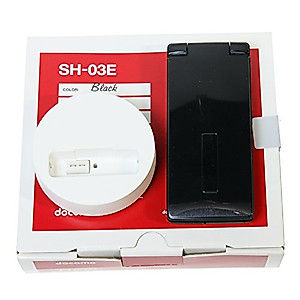 Docomo SHARP SH-03E Waterproof Cell Phone Black (Unlocked)