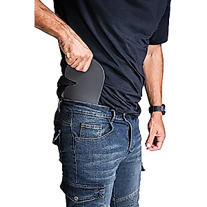 NBT Clothing Protective Motorcycle Pants Removable Hip and Knee Pads CE Armor Jeans with Stretch for Ultimate Comfort Denim