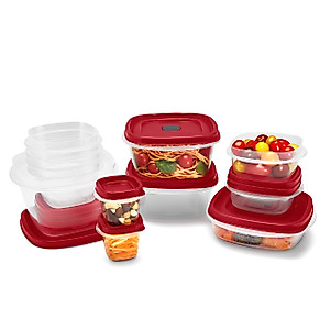 Rubbermaid Assorted Food Storage Container Set - Case of: 1; Each Pack Qty: 24; Total Items Qty: 24