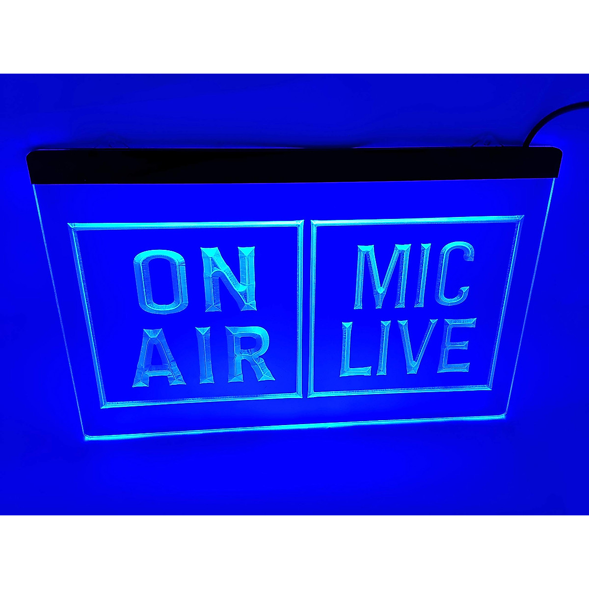 jxledsign Powerful Media Studio On Air Mic Life Display Bar Pub LED Light Sign