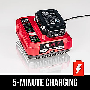 SKIL PWR CORE 12 Brushless 12V Compact Reciprocating Saw Kit, Includes 2.0Ah Lithium Battery and PWR JUMP Charger - RS582802