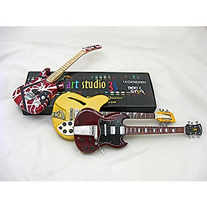 ARTSTUDIO35 Miniature Guitar Razorback Rustic Pantera